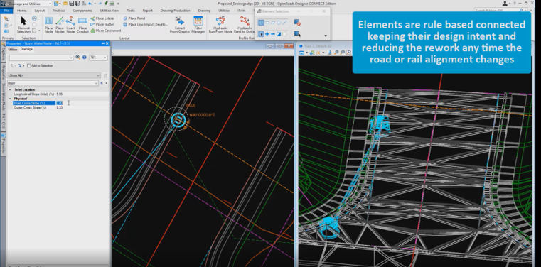 Webinar | Dynamic Drainage Design with OpenRoads – Make it Drain